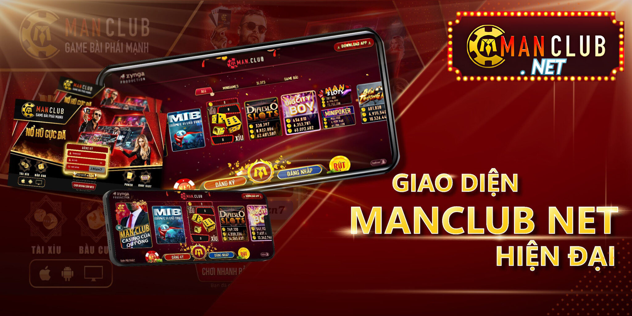 ManClub - Cập Nhật Trang Chủ Game Bài Đổi Thưởng Manclub